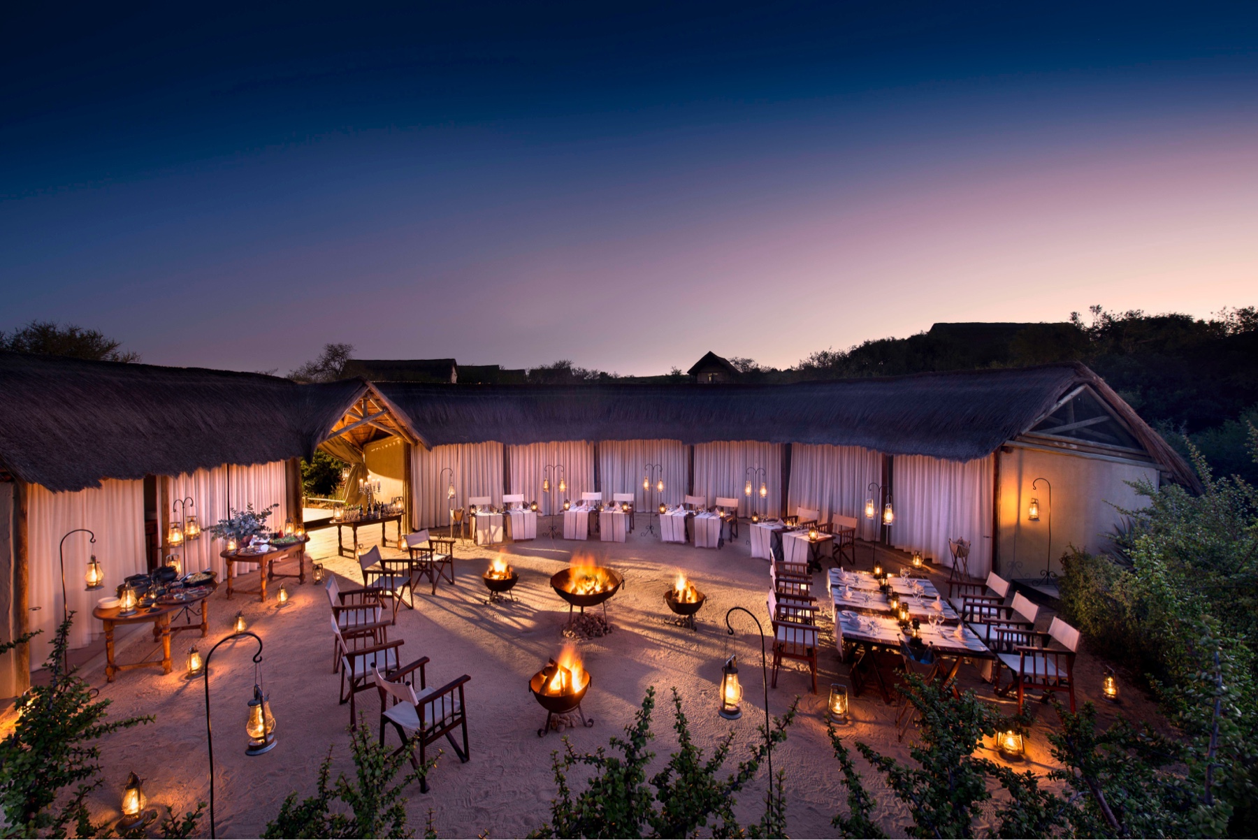 Dining options - Gorah Elephant Camp